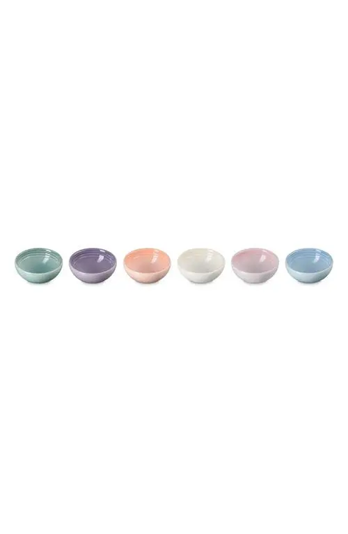 LE CREUSET Vancouver Set Of 6 Stoneware Pinch Bowls