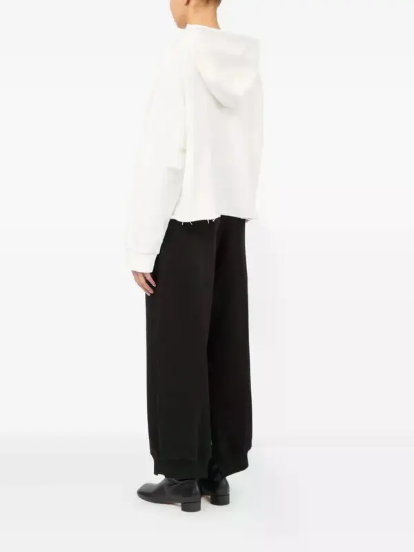MAISON MARGIELA Numbers-print Hoodie - White