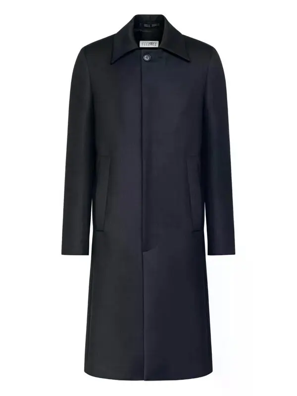 MAISON MARGIELA Tailored Overcoat - Black