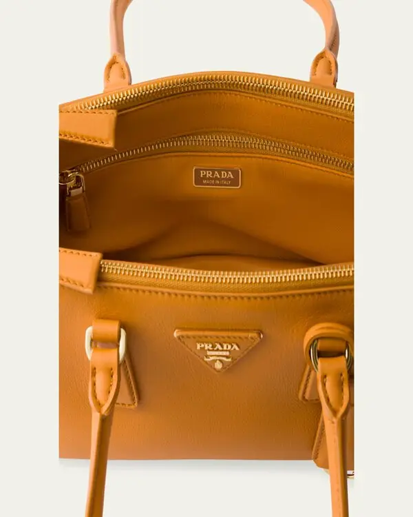 Prada Galleria Leather Shoulder Bag - Vaniglia