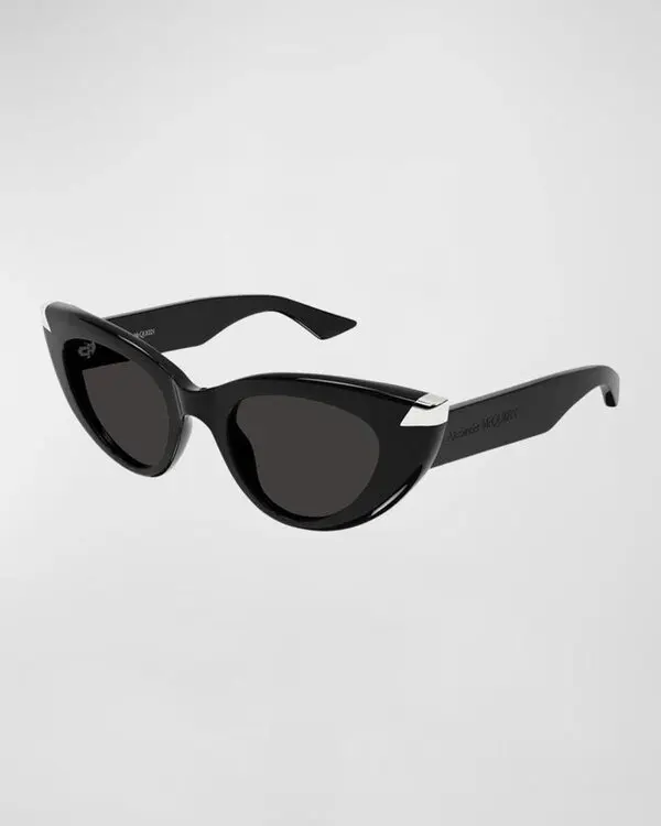 Alexander McQueen Acetate Cat-eye Sunglasses