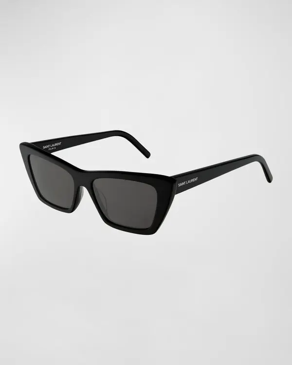 Saint Laurent Cat-eye Acetate Sunglasses - Black