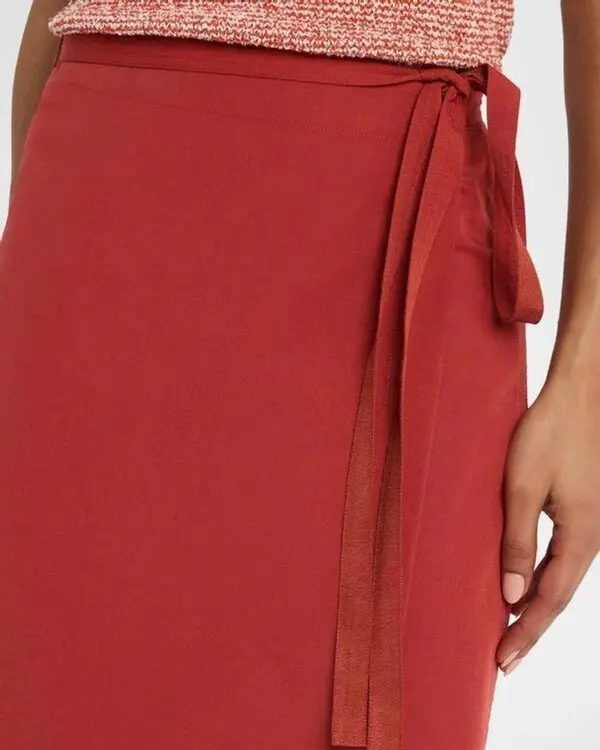 Vince Straight Wrap Skirt