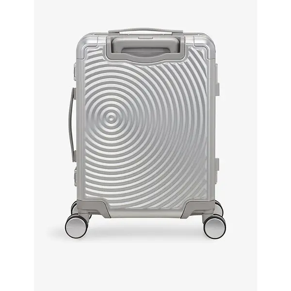 AMERICAN TOURISTER Soundbox Expandable Four-wheel Shell Cabin Suitcase 55cm - Silver