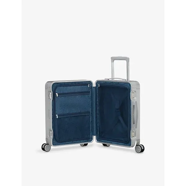 AMERICAN TOURISTER Soundbox Expandable Four-wheel Shell Cabin Suitcase 55cm - Silver