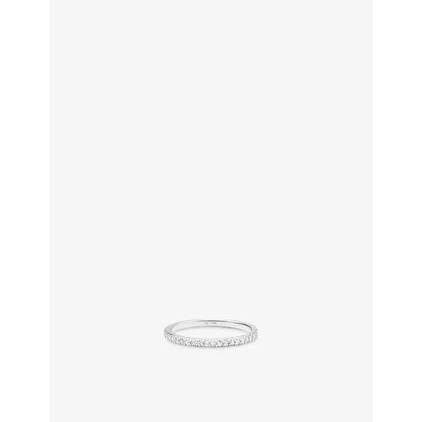 Astley Clarke Fine Essentials 14ct White-gold And Lab-grown Diamond Eternity Ring - White Gold