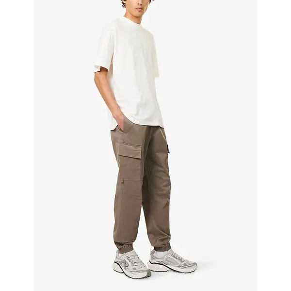 REPRESENT Cargo Stretch-cotton Trousers With Elasticated Cuffs