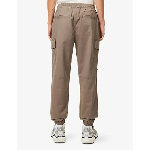 REPRESENT Cargo Stretch-cotton Trousers With Elasticated Cuffs