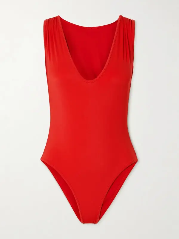 Loulou De Saison Gianna Swimsuit - Red