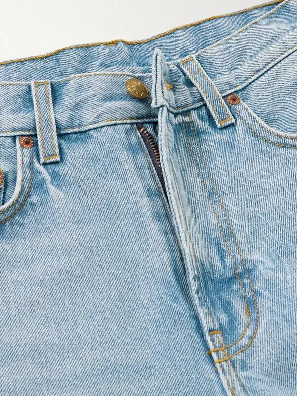 B Sides Marcel Wide-leg Denim Shorts