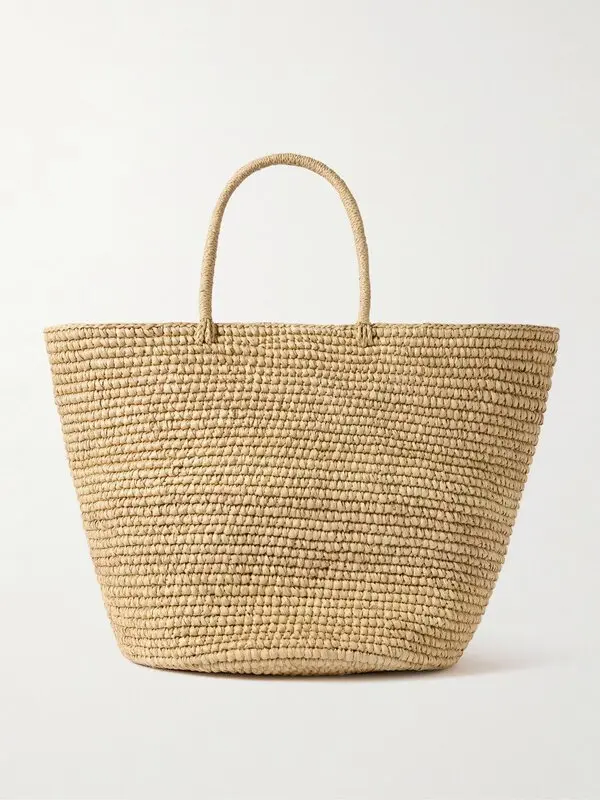 SENSI STUDIO Straw Tote - Brown