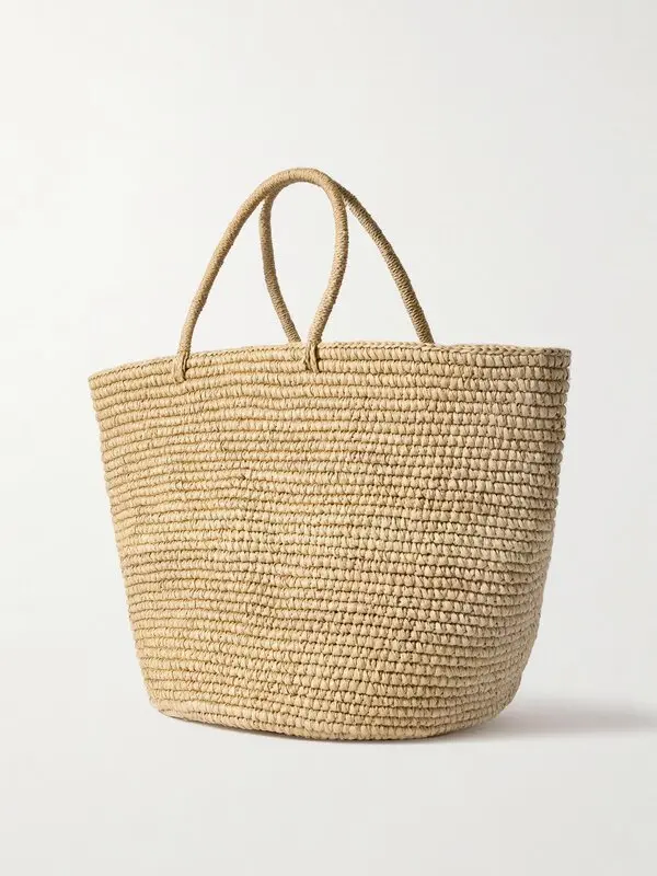 SENSI STUDIO Straw Tote - Brown