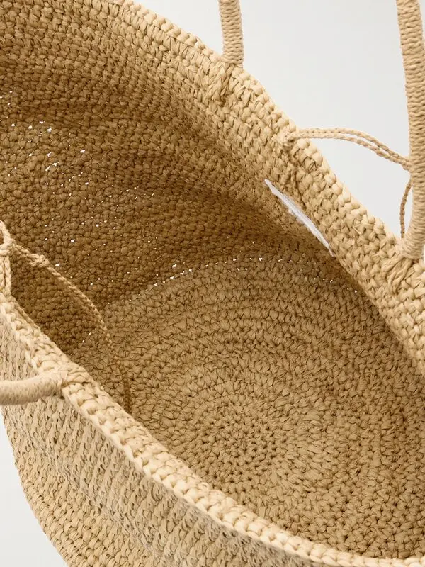 SENSI STUDIO Straw Tote - Brown