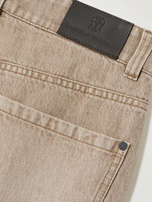 Brunello Cucinelli High-rise Wide-leg Jeans