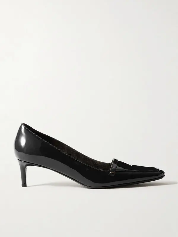 Khaite Celia Patent-leather Pumps - Black