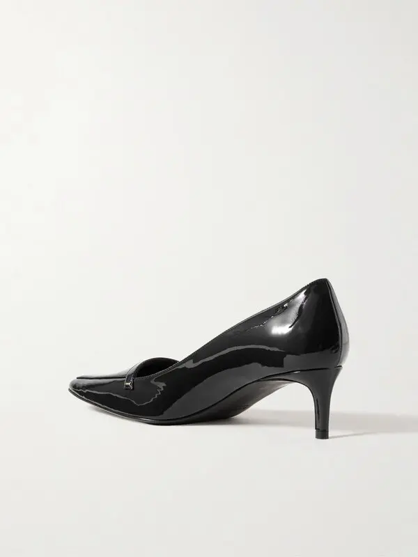 Khaite Celia Patent-leather Pumps - Black