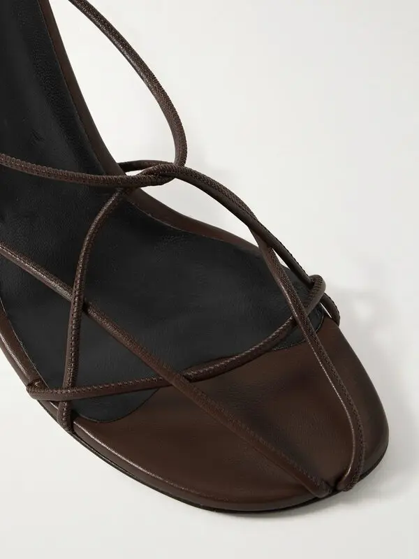 Khaite Loulou Leather Sandals