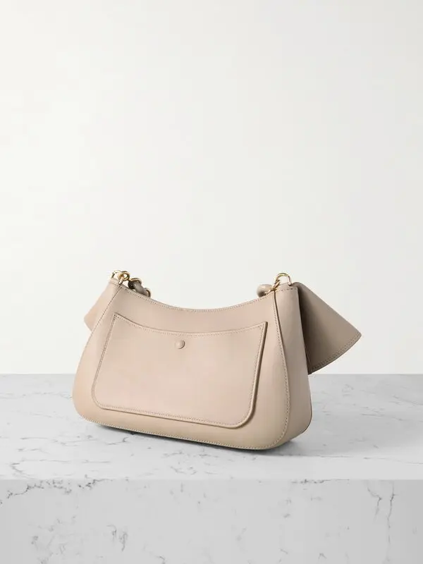 Loewe Ola Medium Embellished Leather Shoulder Bag - Neutrals