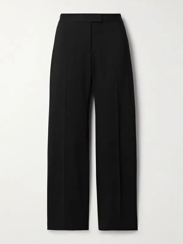 Khaite Cam Woven Straight-leg Pants