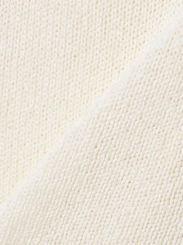 Khaite Wil Cotton Ribbed Tank Top - Neutrals