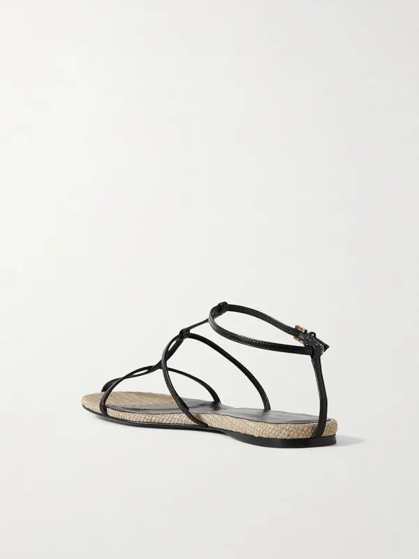 Khaite Cage Leather Sandals