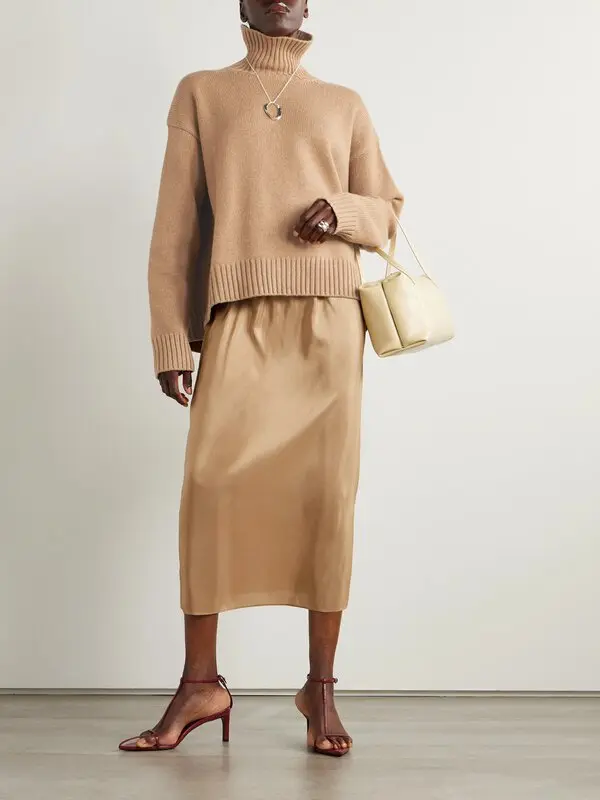 JIL SANDER Cashmere-blend Turtleneck Sweater