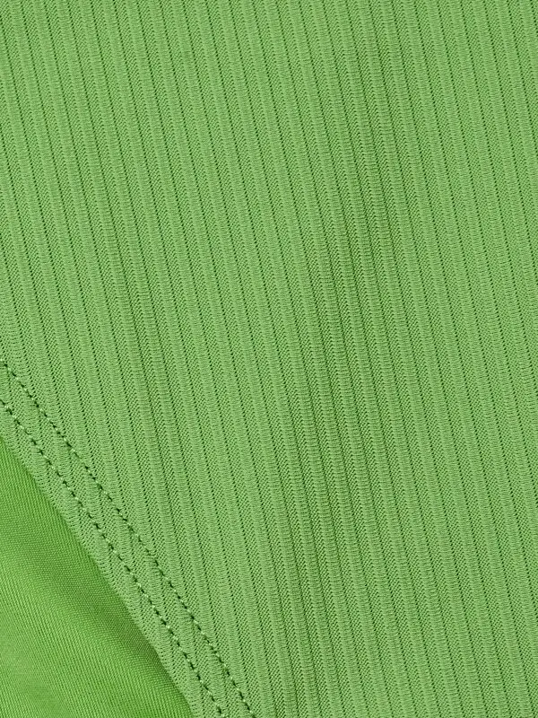 Staud Sisley Bead-embellished Bikini Briefs - Green