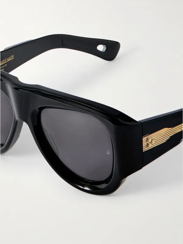 JACQUES MARIE MAGE Barclay Aviator Sunglasses