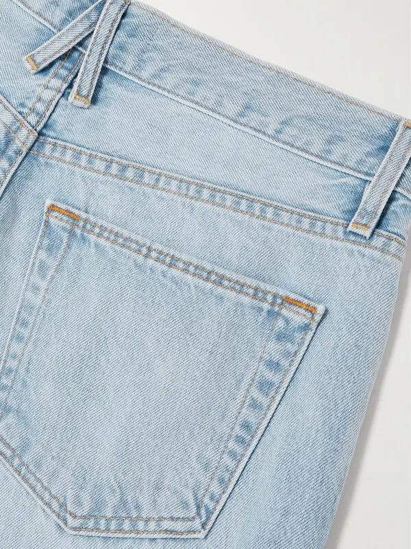 SLVRLAKE Mica Low-rise Wide-leg Jeans - Blue
