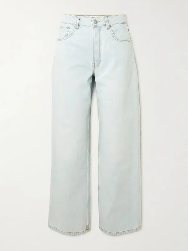 ANINE BING Manon High-rise Wide-leg Jeans