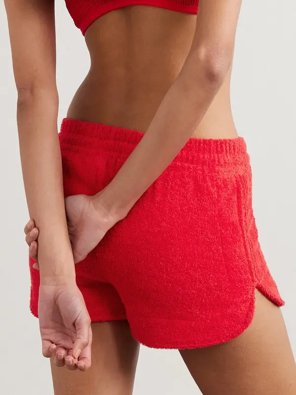 CAP D’ANTIBES Cotton-terry Kelly Shorts