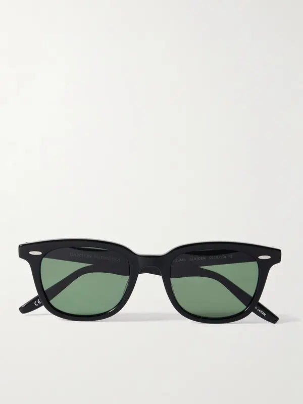 Barton Perreira Cecil D-frame Sunglasses - Black