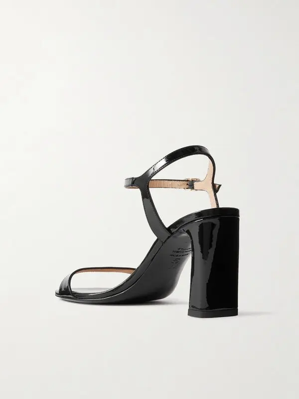STUART WEITZMAN Babette Patent-leather Sandals
