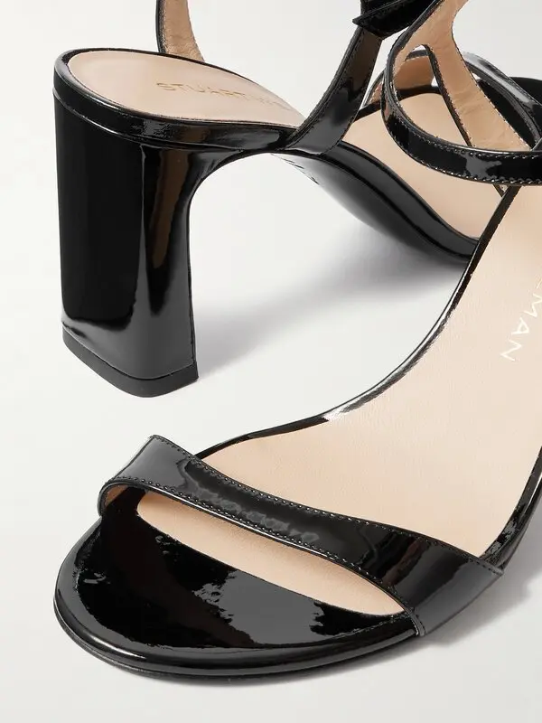 STUART WEITZMAN Babette Patent-leather Sandals