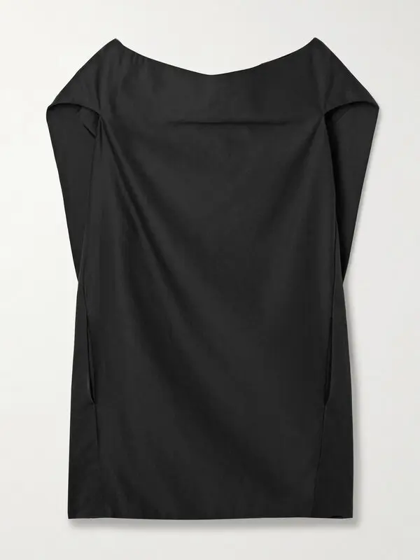THE ROW Pallenberg Off-the-shoulder Wool-blend Blouse