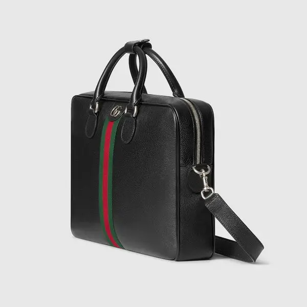 Gucci Ophidia Large Briefcase - Black | Editorialist