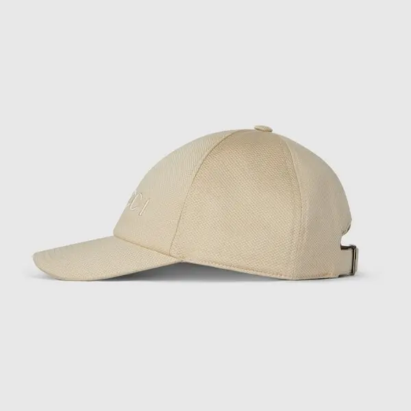Gucci Cotton Baseball Hat With Embroidery