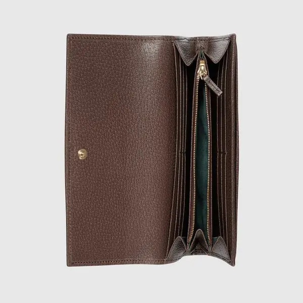 Gucci Ophidia Continental Wallet Gg Canvas