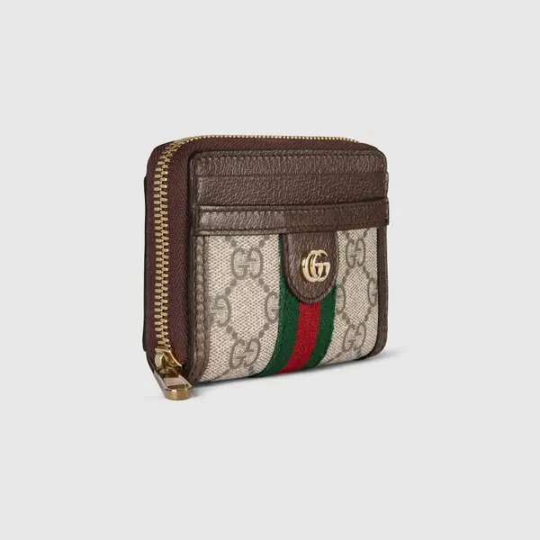Gucci Ophidia Coin Zip Wallet Gg Canvas