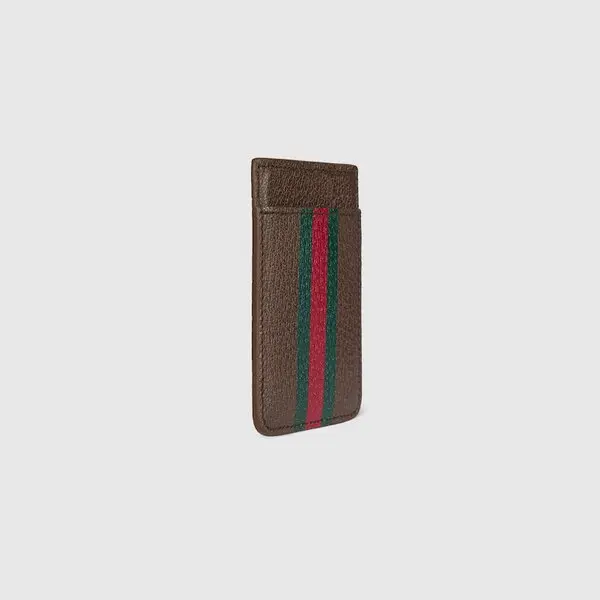 Gucci Ophidia Magnetic Card Case Leather