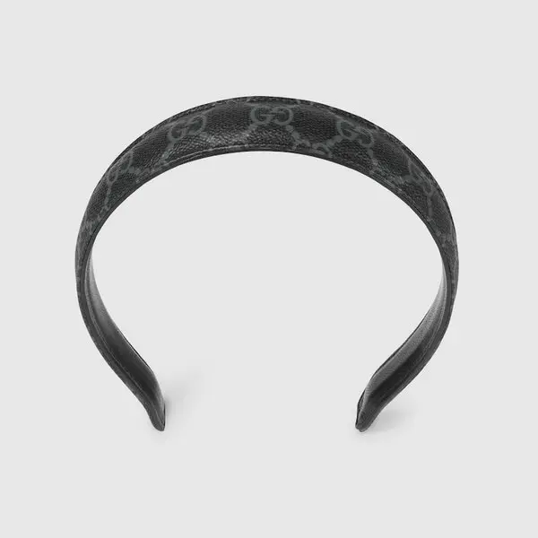 Gucci Gg Fabric Hair Band - Black | Editorialist