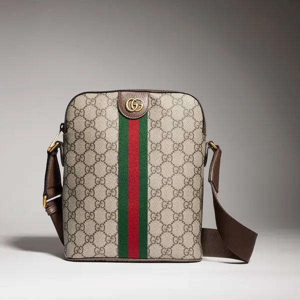 Gucci Ophidia Small Slingbag Gg Canvas - Beige