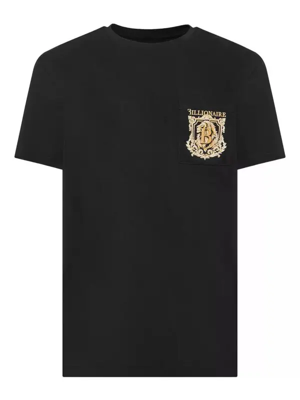 BILLIONAIRE Embroidered-logo Pocket T-shirt