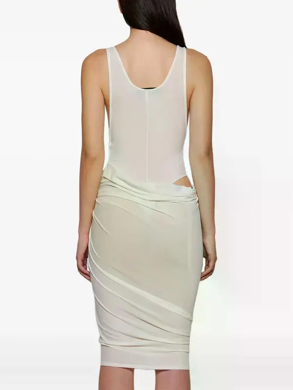 Alex Perry Ruched Midi Dress