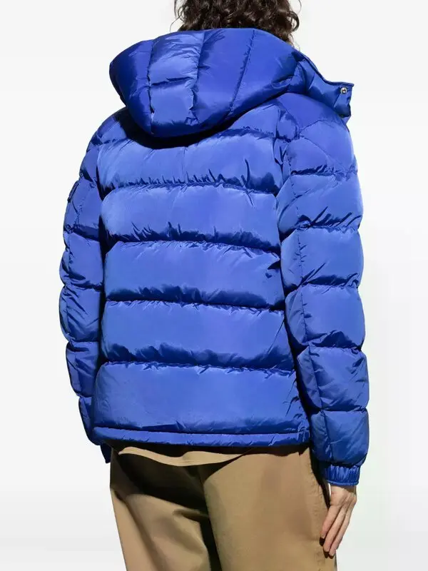 Moncler Maya Padded Hooded Jacket - Blue