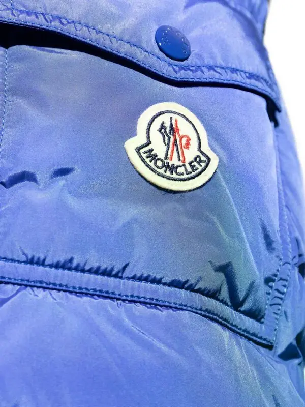 Moncler Maya Padded Hooded Jacket - Blue