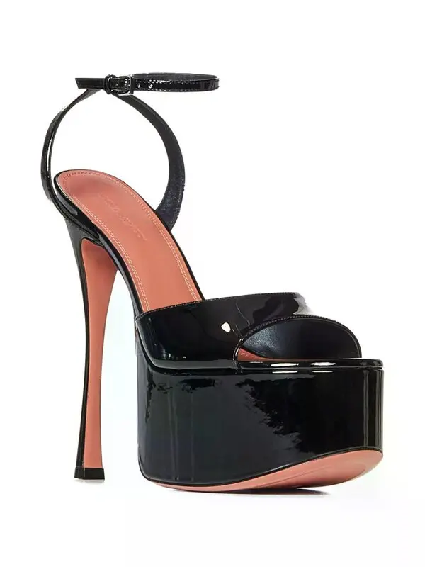 Amina Muaddi 155mm Aya Platform Heeled Sandals