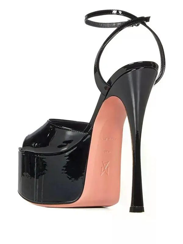 Amina Muaddi 155mm Aya Platform Heeled Sandals