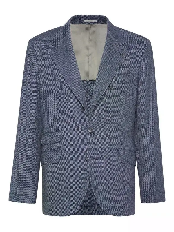 Brunello Cucinelli Cavallo Wool-blend Blazer