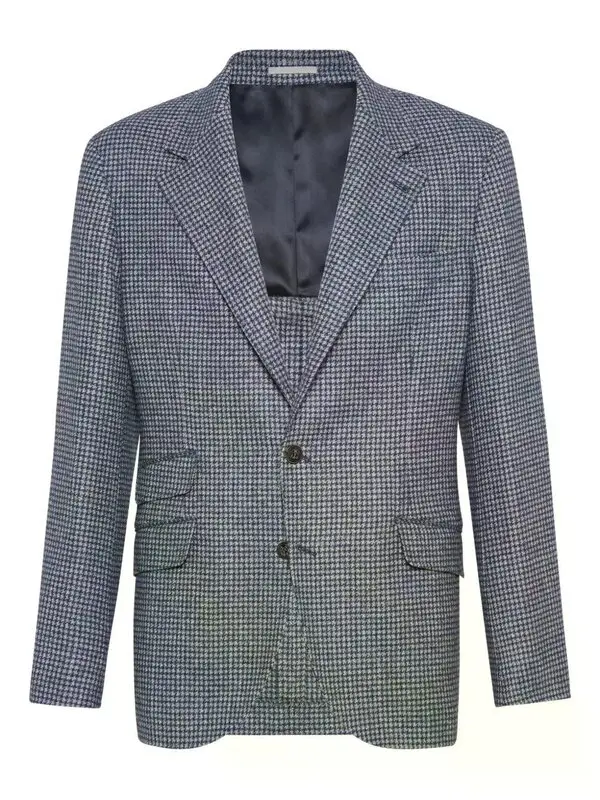 Brunello Cucinelli Dogtooth Blazer